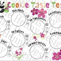 ABC Brownie Bakery Cookie List - Etsy