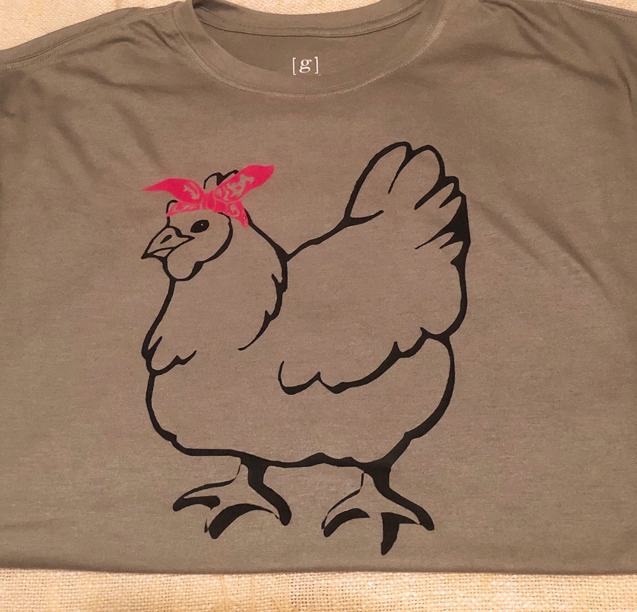 Chicken svg chicken bandana svg hen cut file farm animal | Etsy