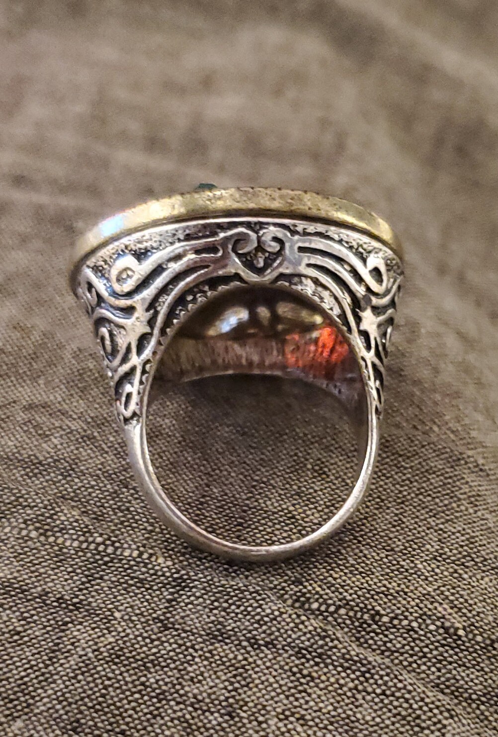 Ring Beautiful multi colour stone Indian ring | Etsy