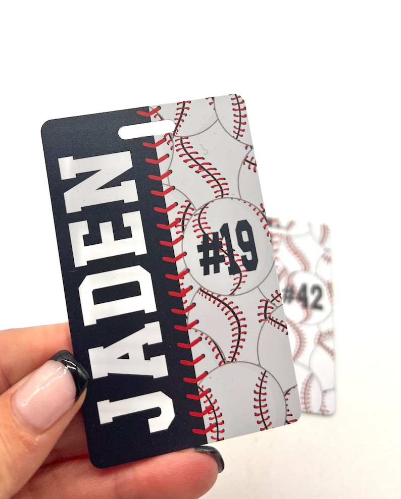 Baseball Bag Tags, Baseball Name Tag, Equipment Bag Tag, Team Gifts ...