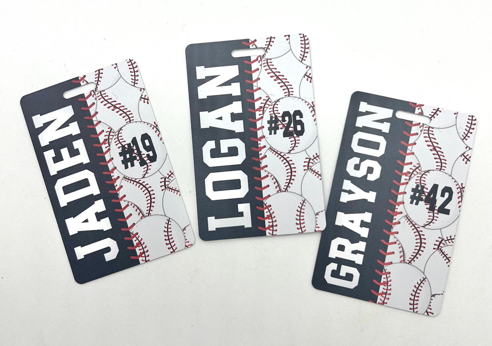 Baseball Bag Tags, Baseball Name Tag, Equipment Bag Tag, Team Gifts ...