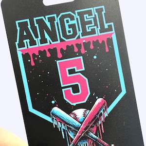 Drip Baseball Bag Tags, Baseball Name Tag, Equipment Bag Tag, Team ...