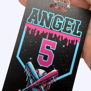 Drip Baseball Bag Tags, Baseball Name Tag, Equipment Bag Tag, Team ...