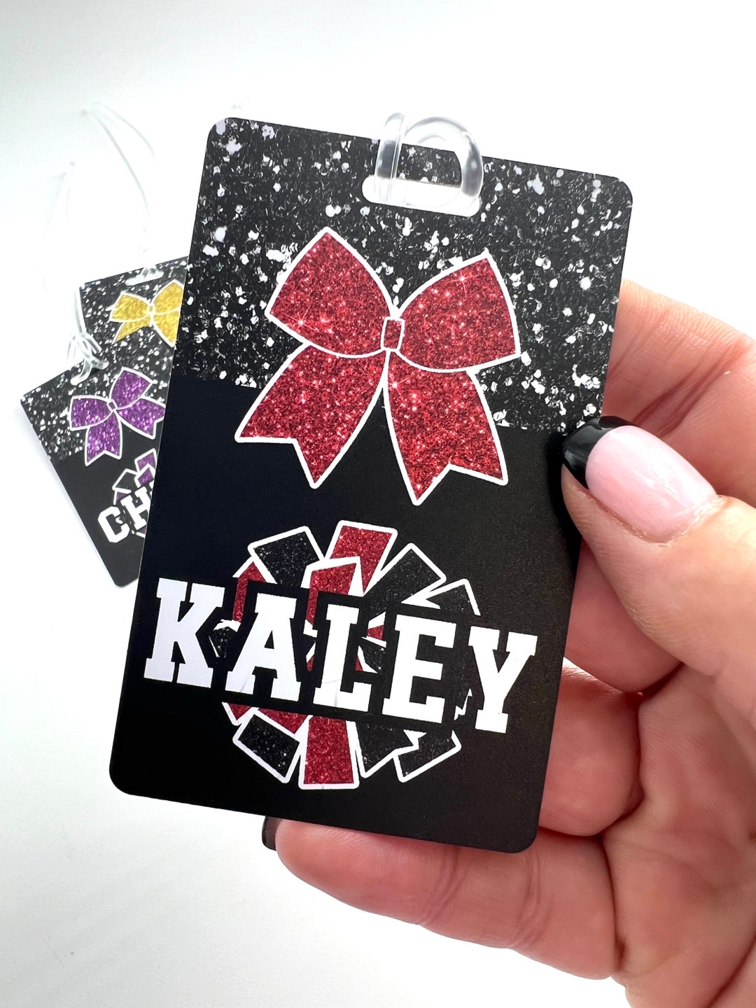Cheer Bag Tag, Cheer Name Tag, Equipment Bag Tag, Team Gifts, Baseball ...