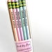 Personalized Pastel Pencils - Set of 5 or 10 - Etsy