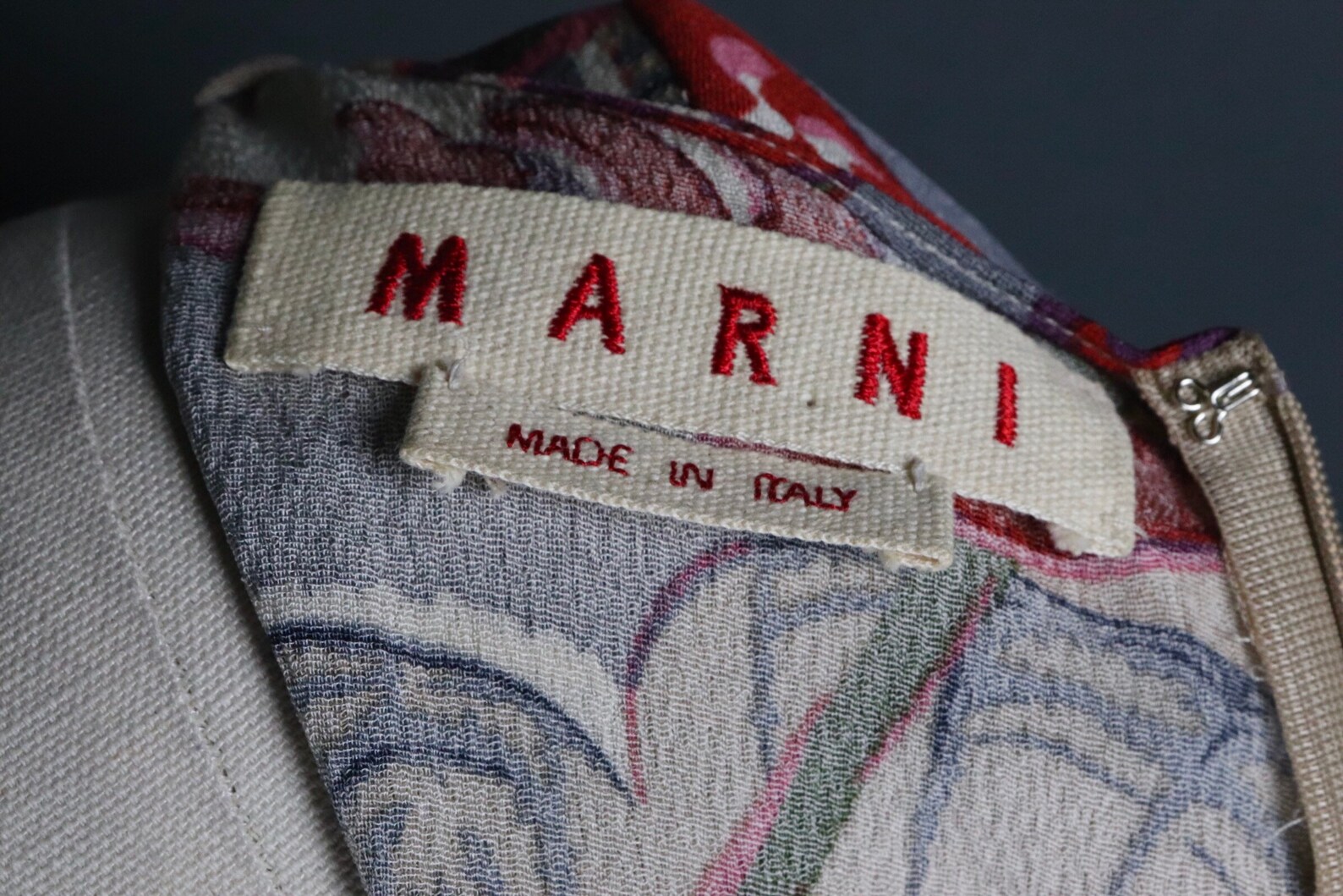 Vintage Marni of Italy Designer Silk Butterfly // Insect Novelty Print ...