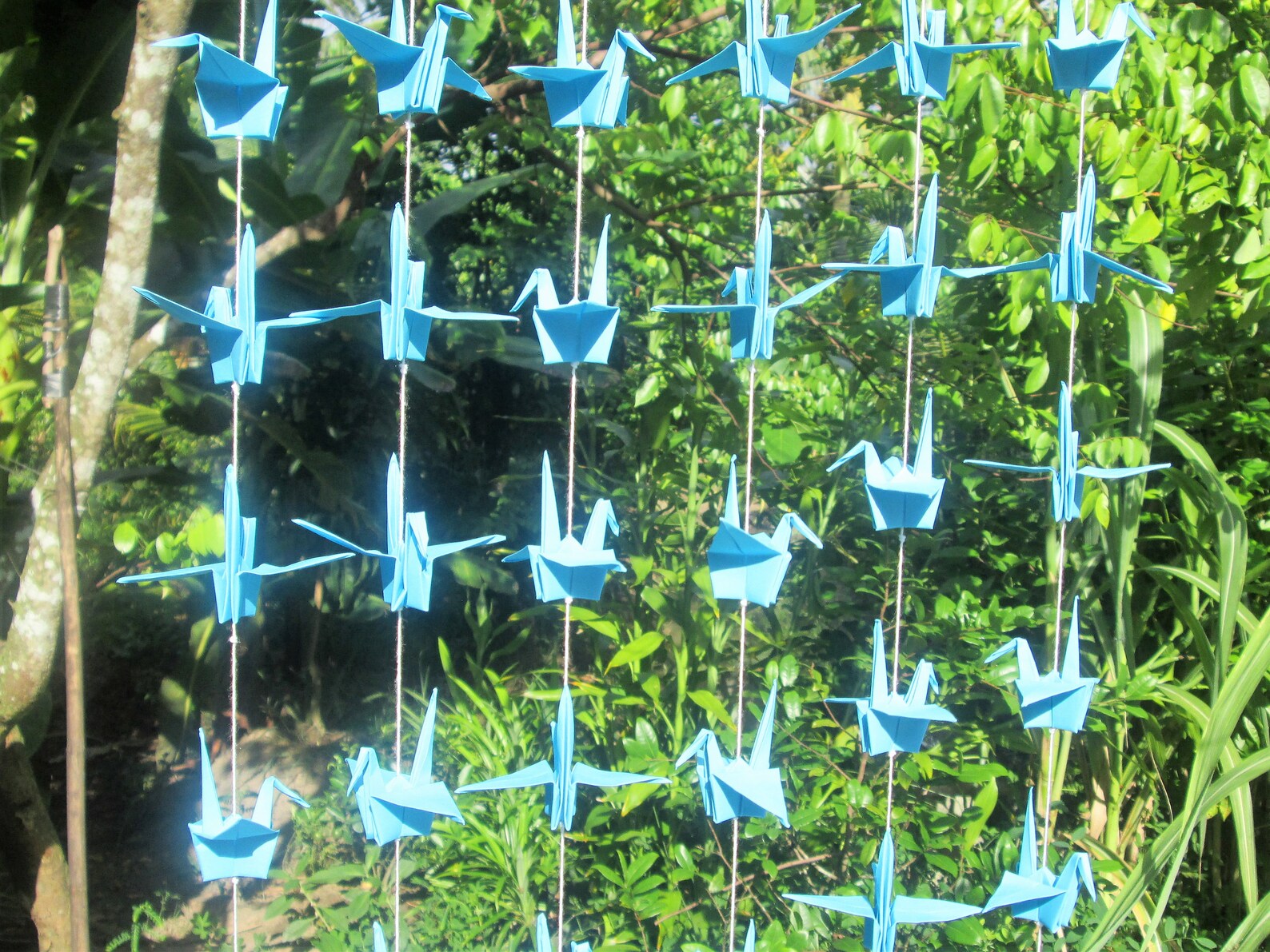 1,000 Paper Cranes Garland, 50 Strands Set of 20, Pick Your Color ...