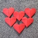 1,000 Red Paper Hearts (3 X 3" to 6 X 6" Paper Sheet), Wedding and ...