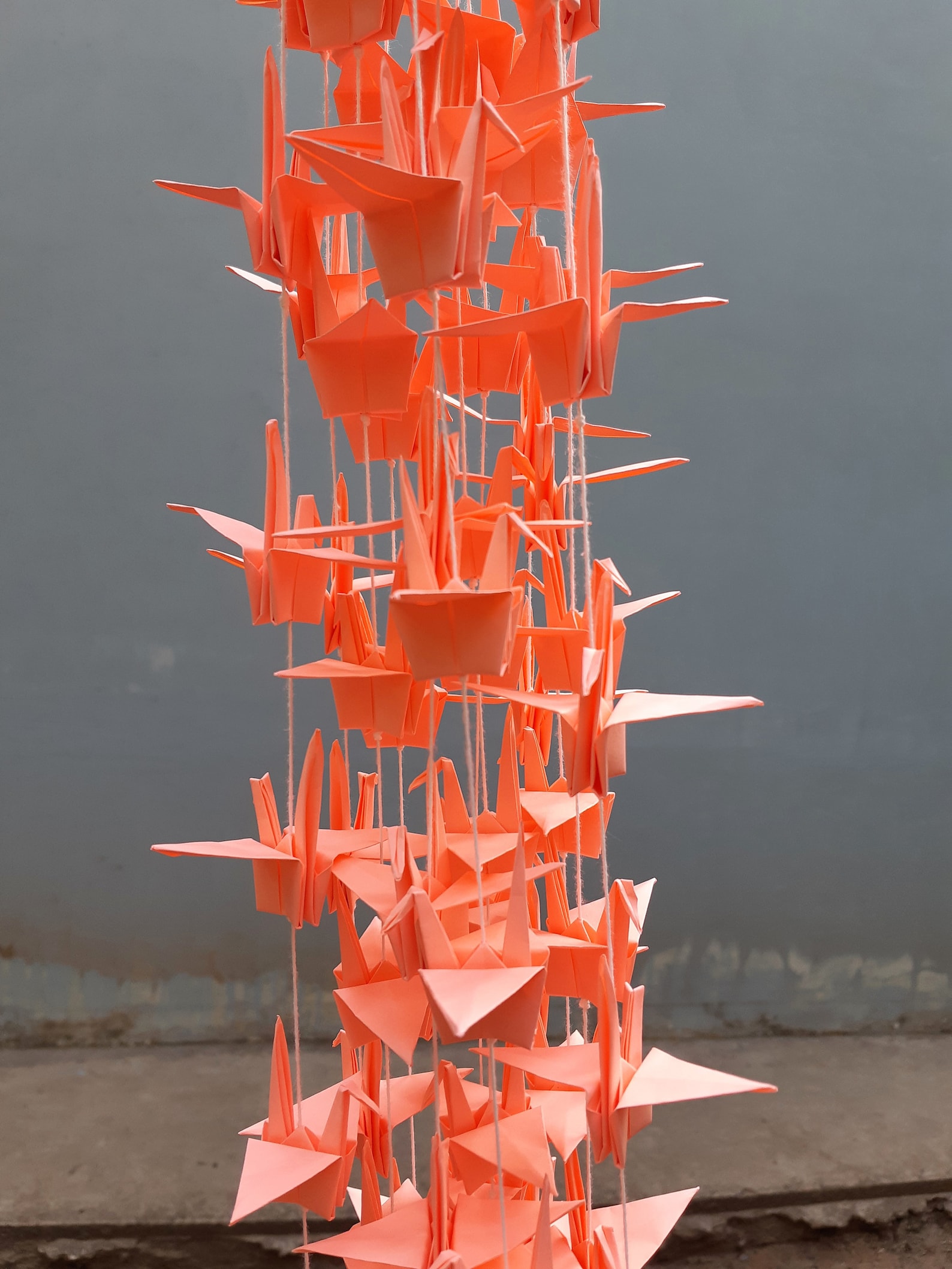 1,000 Paper Cranes Garland, 50 Strands Set of 20, Pick Your Color ...