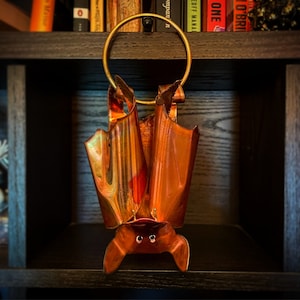 Copper Hanging Bat - Etsy