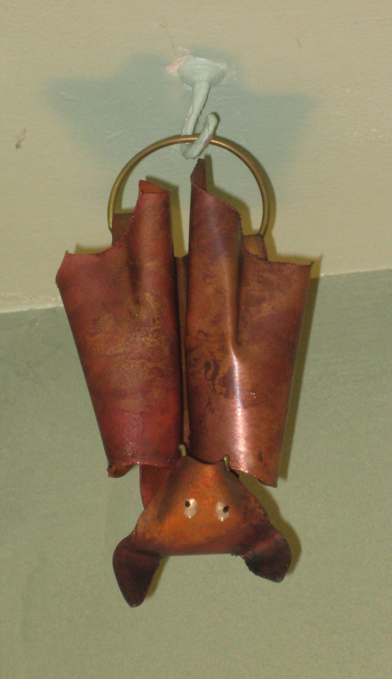 Copper Hanging Bat - Etsy