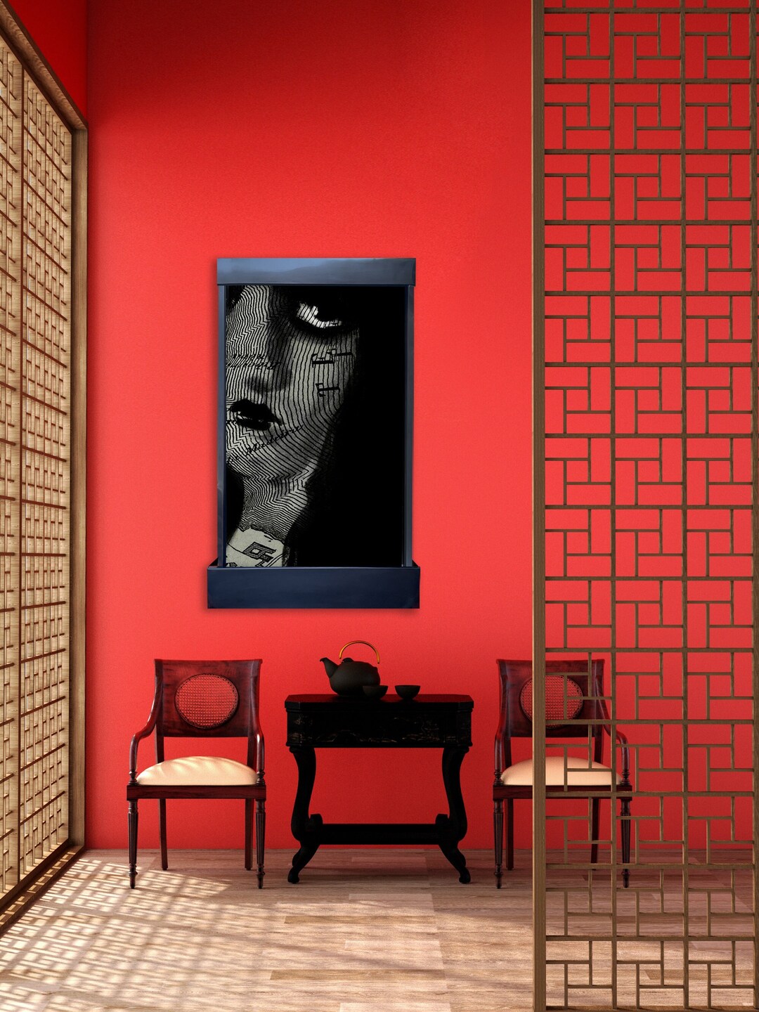 Map of Longing Wall Fountain - Etsy