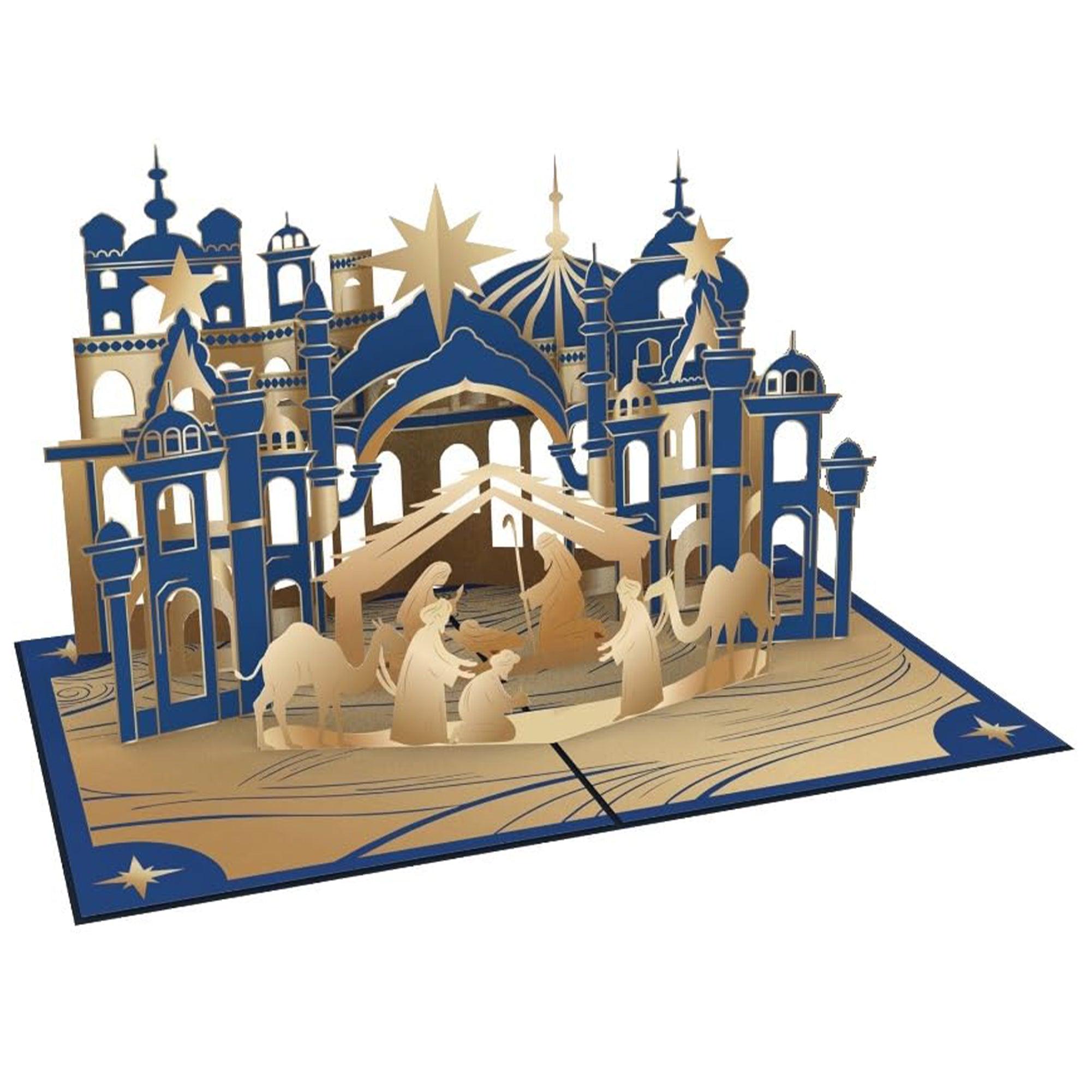 Nativity Scene Pop up Card - Etsy