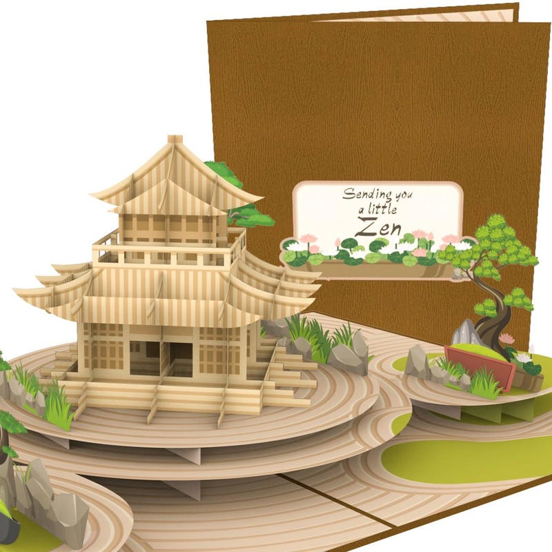 Zen Birthday Card - Etsy