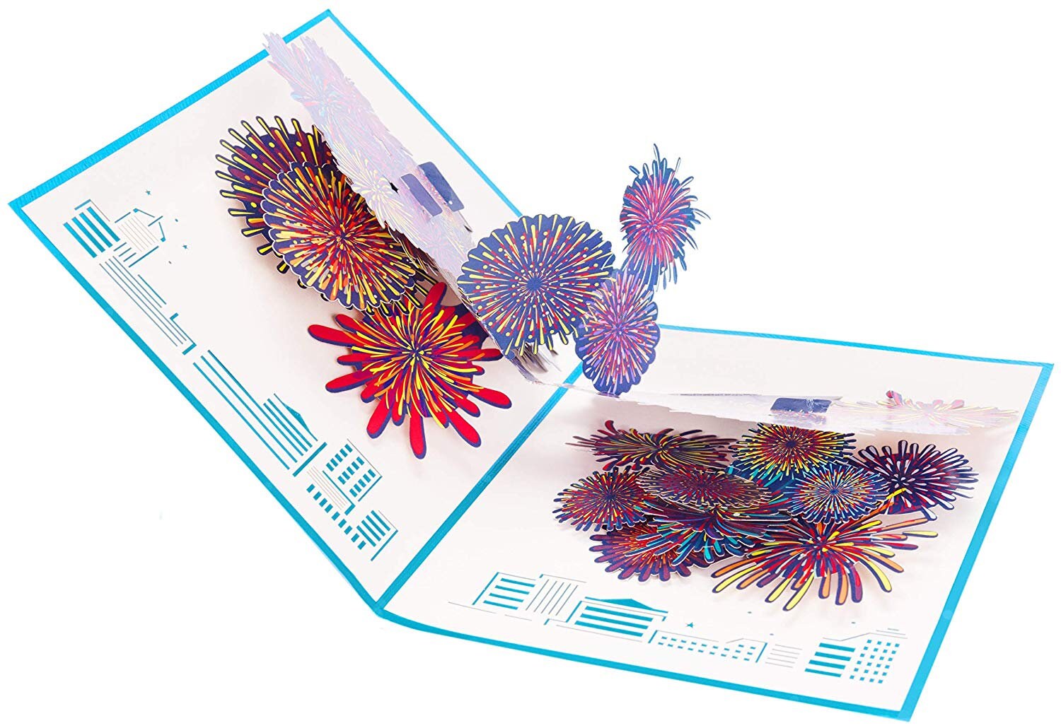 Fireworks Pop up Card - Etsy