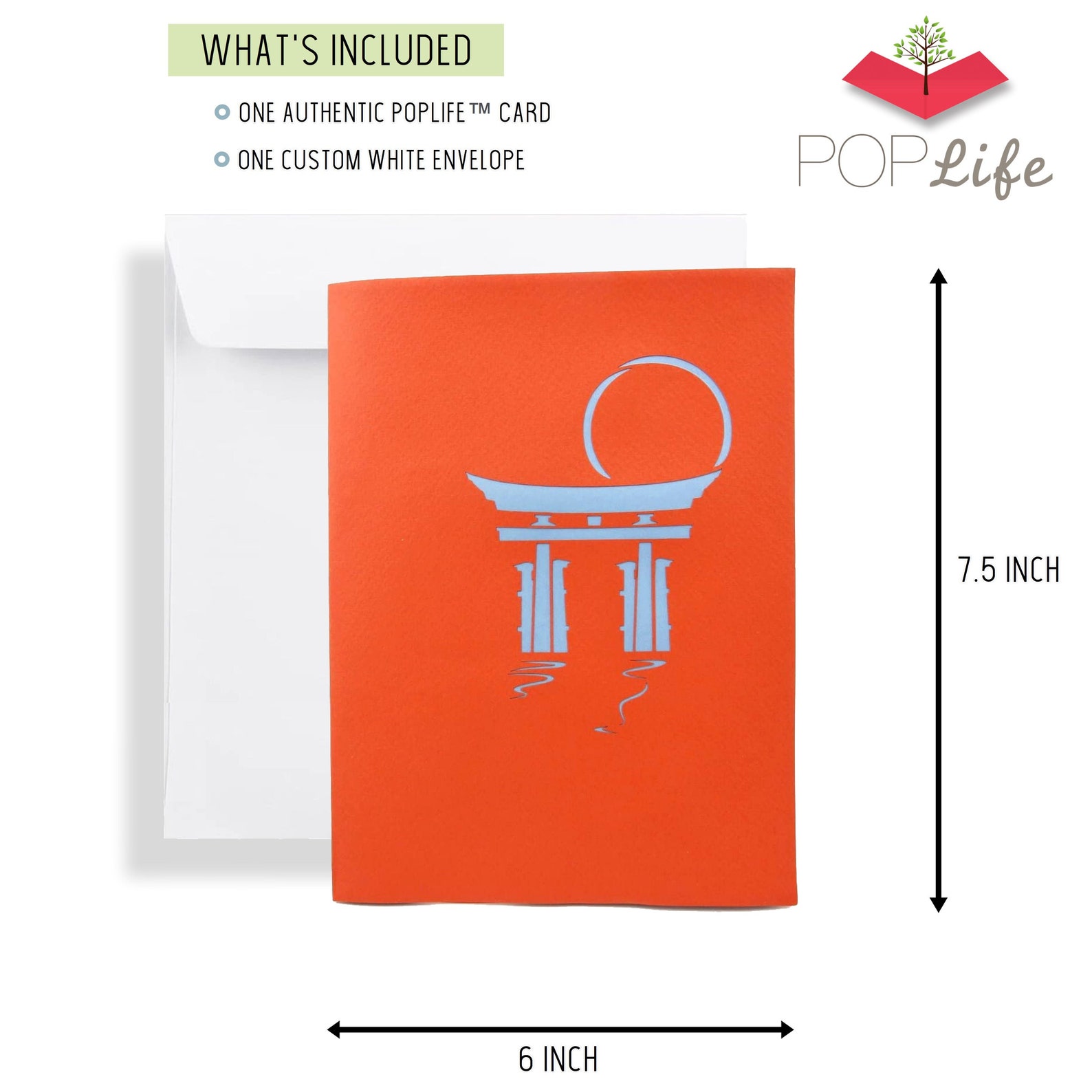 Torii Japan Gate Pop up Card - Etsy
