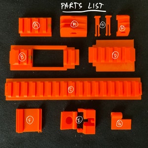 Splatrball Top Rail Upgrade Kit V1 - Etsy