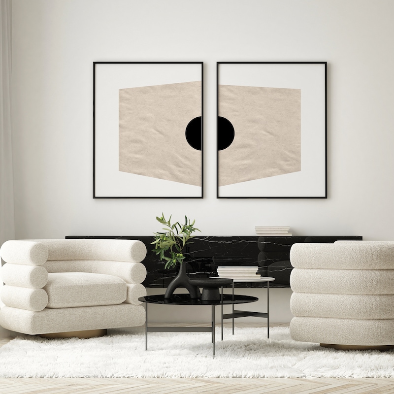 Diptych Art - Etsy