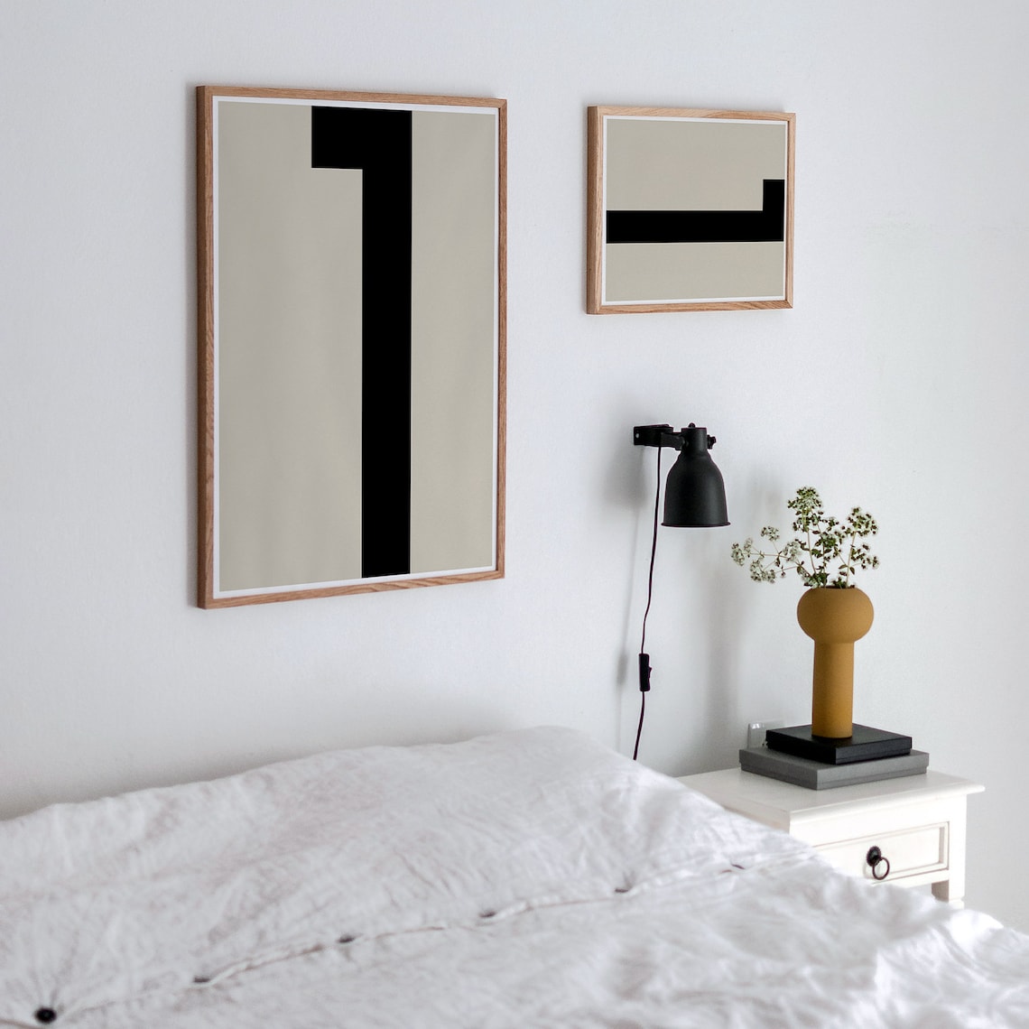 NUMBER 1 Printable Sign Modern Typography Art Print | Etsy