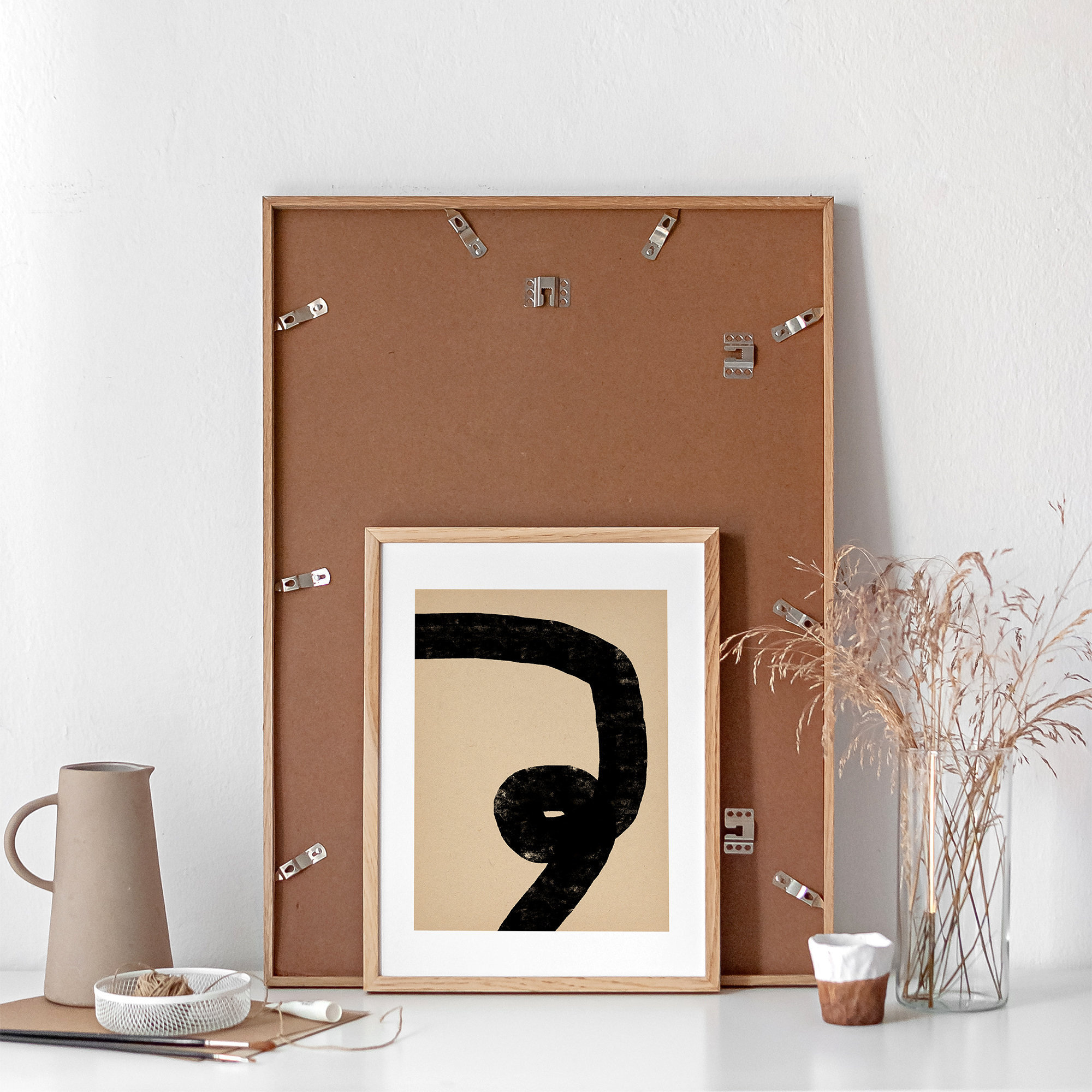 Abstract Line Art Print: Wabi Sabi Scandinavian Decor (digital Download ...