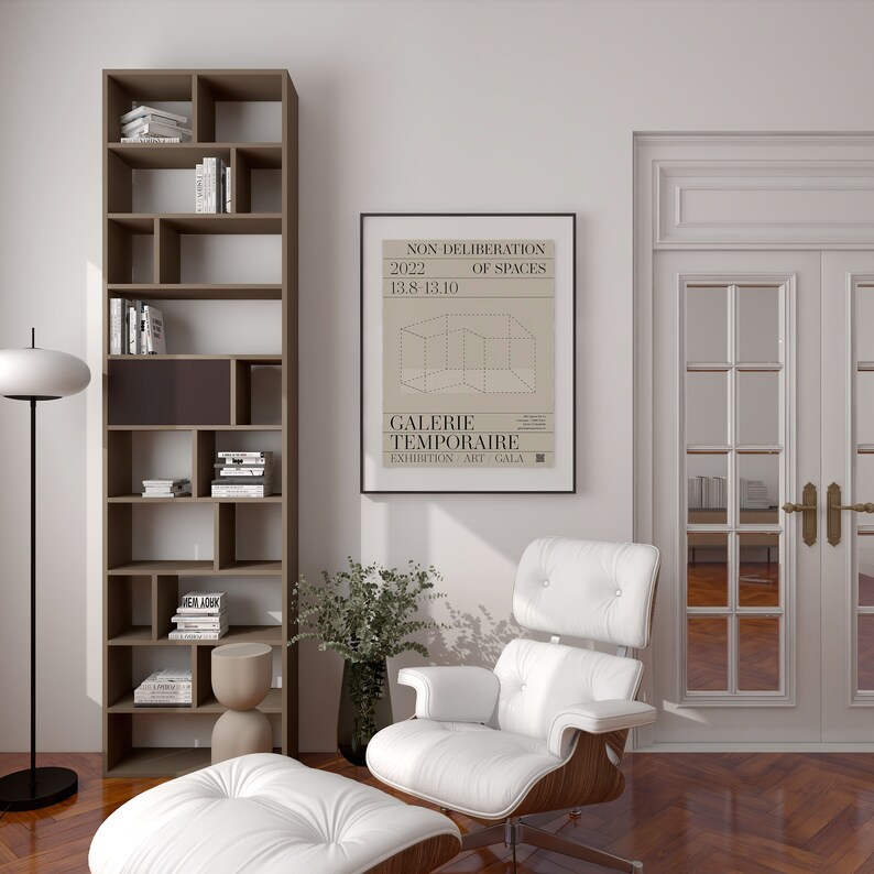 Contemporary Exhibition Printable Poster Graphic Poster | Etsy