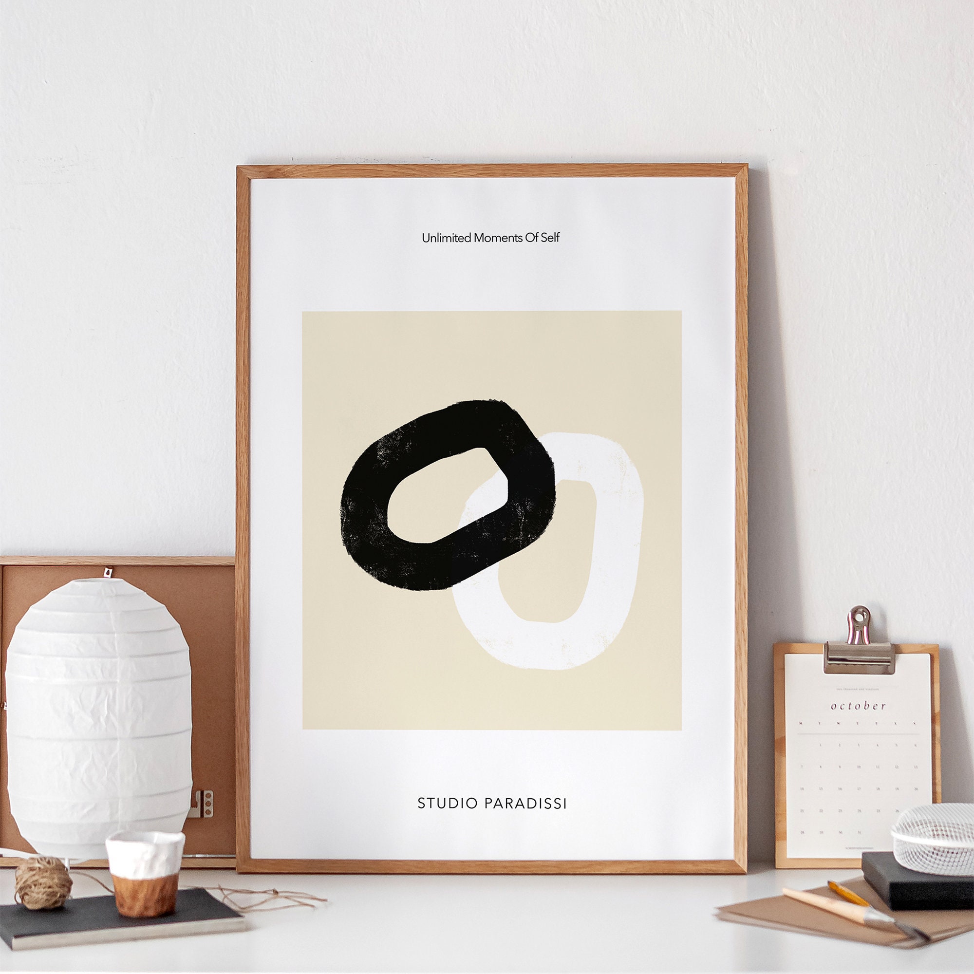 Abstract Circles Printable Art Modern Wall Decor Minimalist | Etsy