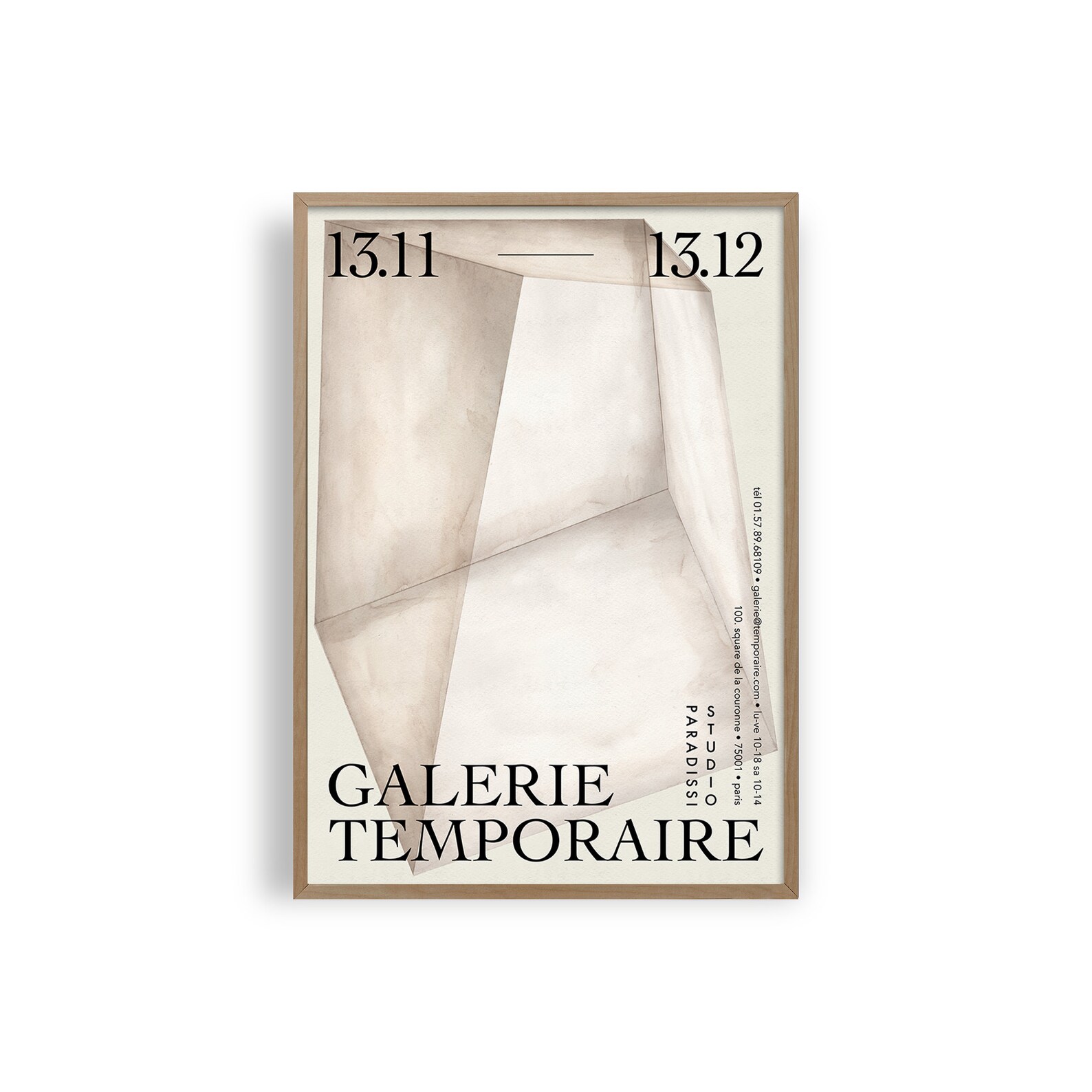 Contemporary Exhibition Printable Poster Geometric - Etsy