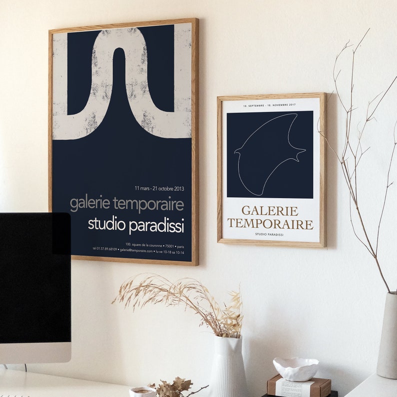 Contemporary Exhibition Printable Poster Modern Wall Decor - Etsy