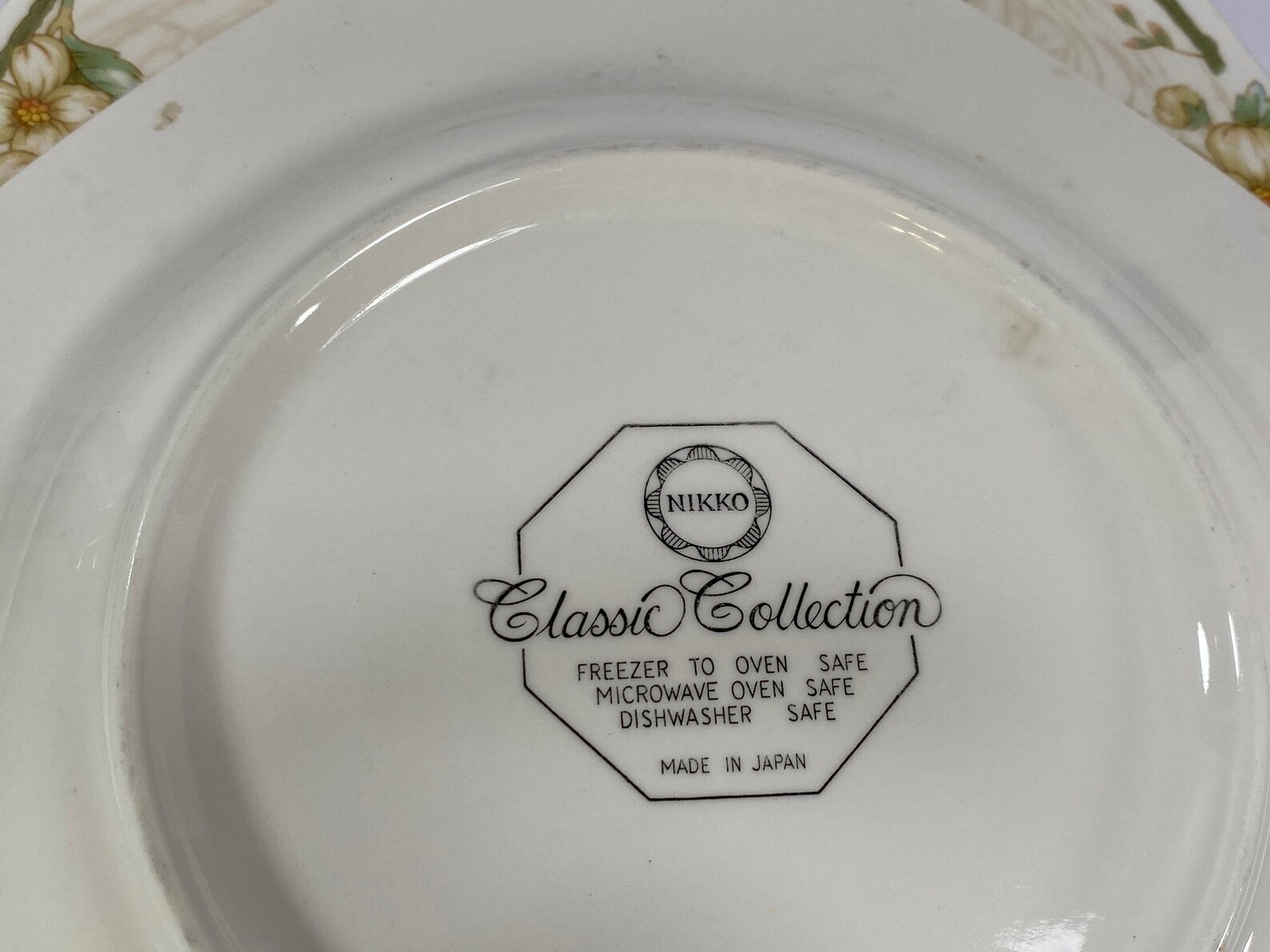 Nikko Classic Collection Plates Octagon Shape Made in Japan Vintage - Etsy