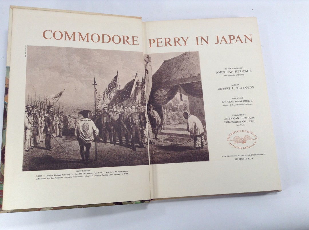 Commodore Perry in Japan (american Heritage Junior Library - Etsy