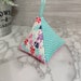 Pyramid Pincushion, Quilted, Triangle Pin Cushion, Patchwork, Bowl ...