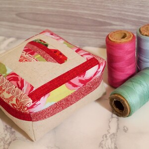 Patchwork Pin Cushion, Pincushion, Sewing Gift, Needle Minder, Pins ...