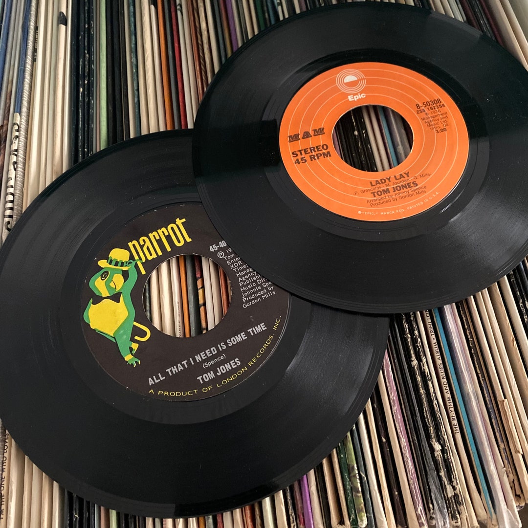 Vintage Tom Jones Lady Lay/all That I Need is Some Tim 45 Vinyl Record ...
