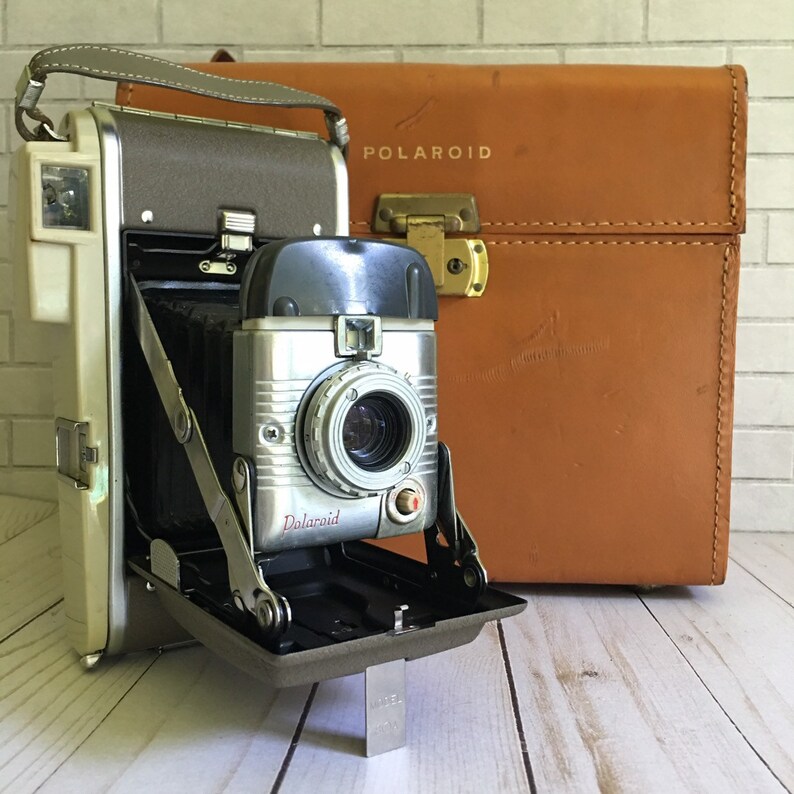 Vintage Polaroid Highlander Model 80A Land Camera Bellows With Case and ...