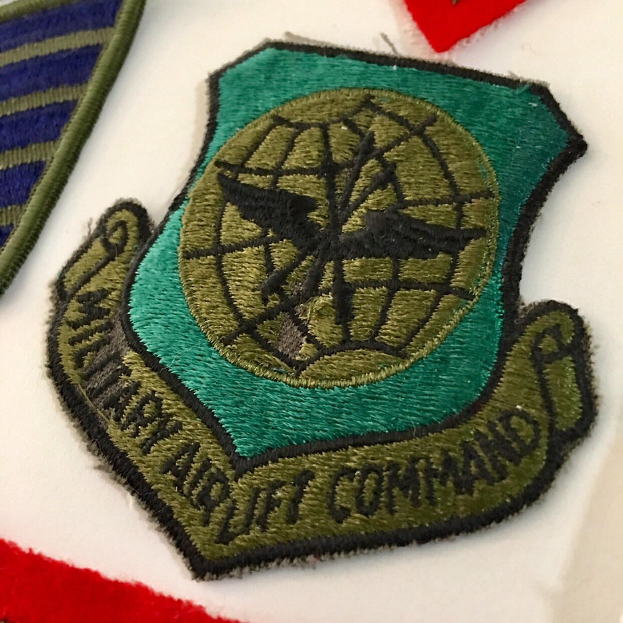 Vintage US Military Branches WWII Heraldry Patch Collection Navy Marine ...