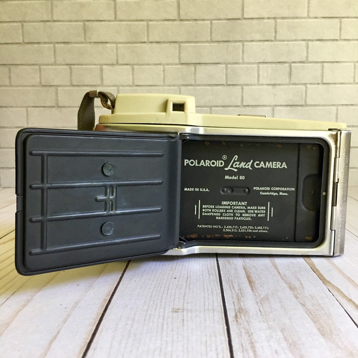 Vintage Polaroid Highlander Model 80A Land Camera Bellows With Case and ...