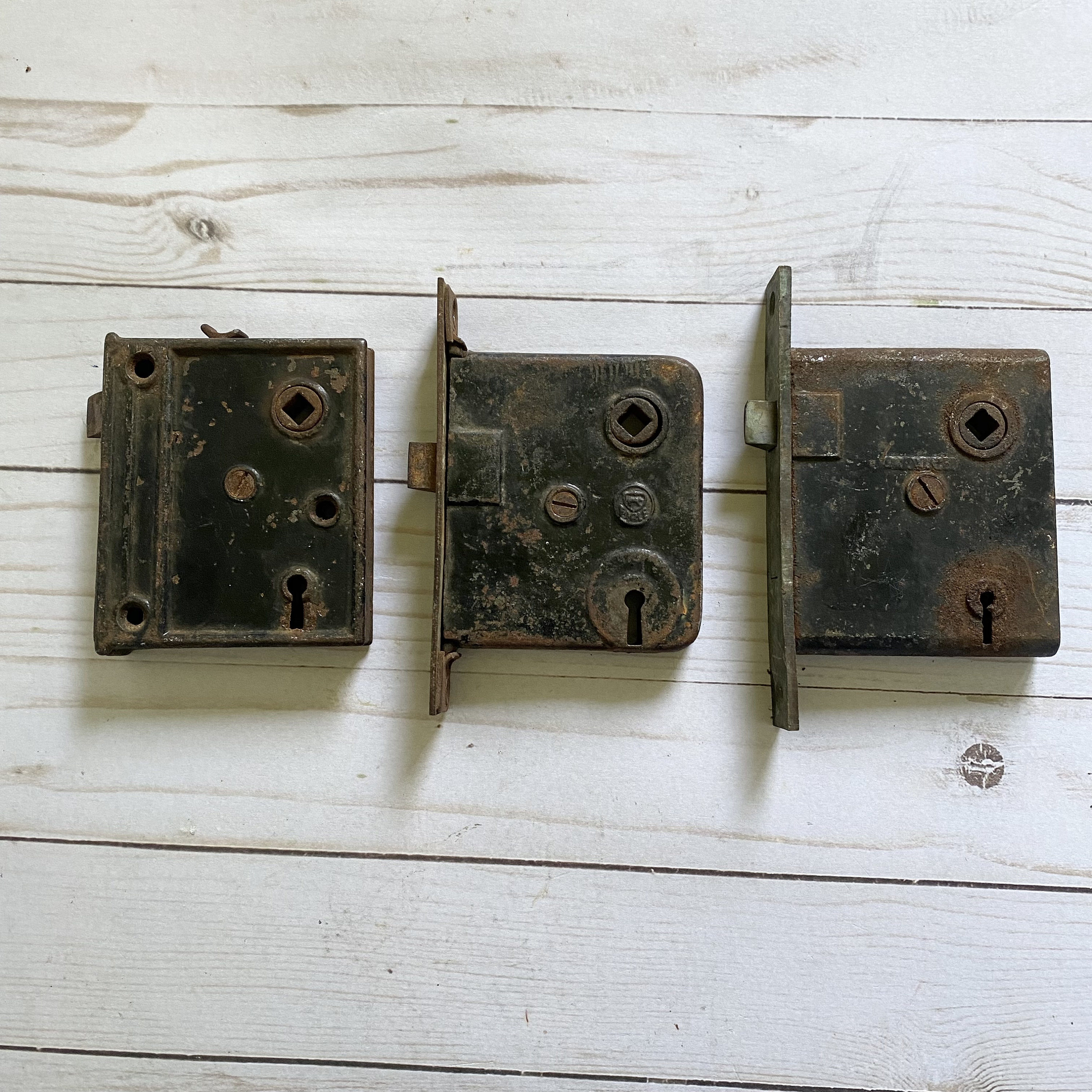 Antique Earle and M. Wade Mortise Door Lock Hardware Set - Etsy