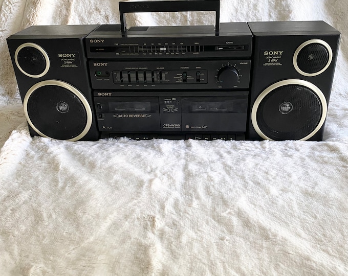 Vintage 80's MASSIVE Fisher PH-W803 Surround Sound Boombox Ghetto ...
