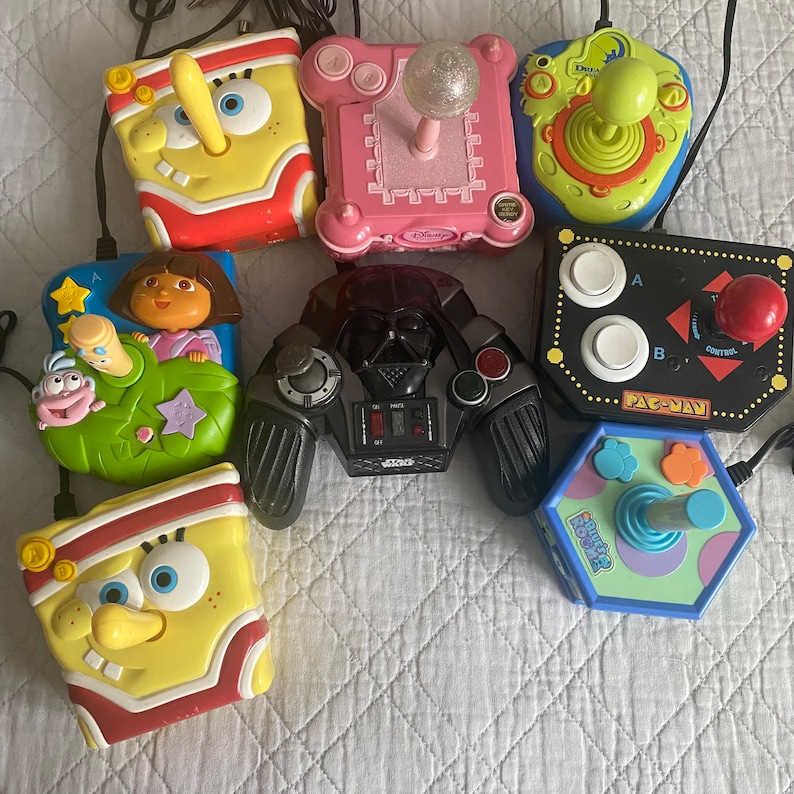 Vintage Set of 8 Jakks Pacific Plug and Play Video Arcade TV Game ...