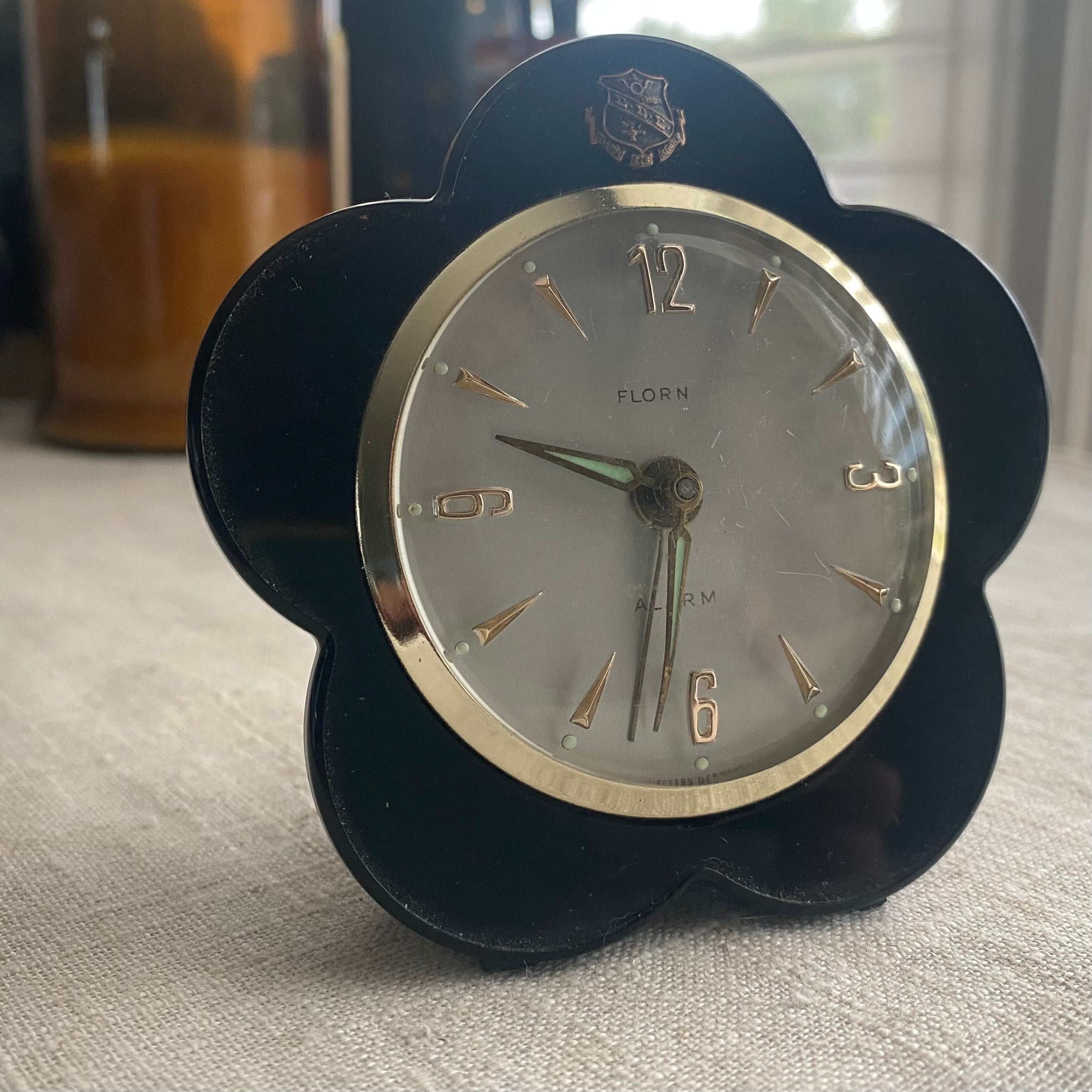 Vintage Florn Germany Analog Flower Wind up Alarm Clock - Etsy