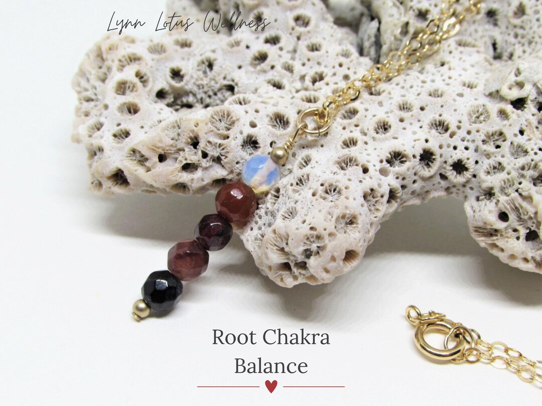 Root Chakra Necklace Protection Amulet Grounding Jewelry Strength Gift ...