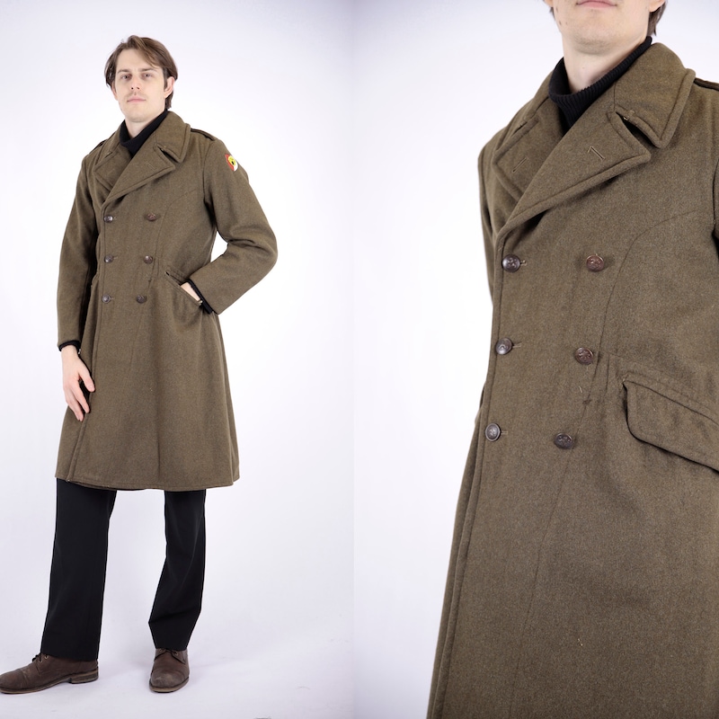 Ww2 Military Overcoat - Etsy