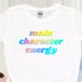 Energy Shirt/main Character Shirt/ Main Character Energy Shirt/funny ...