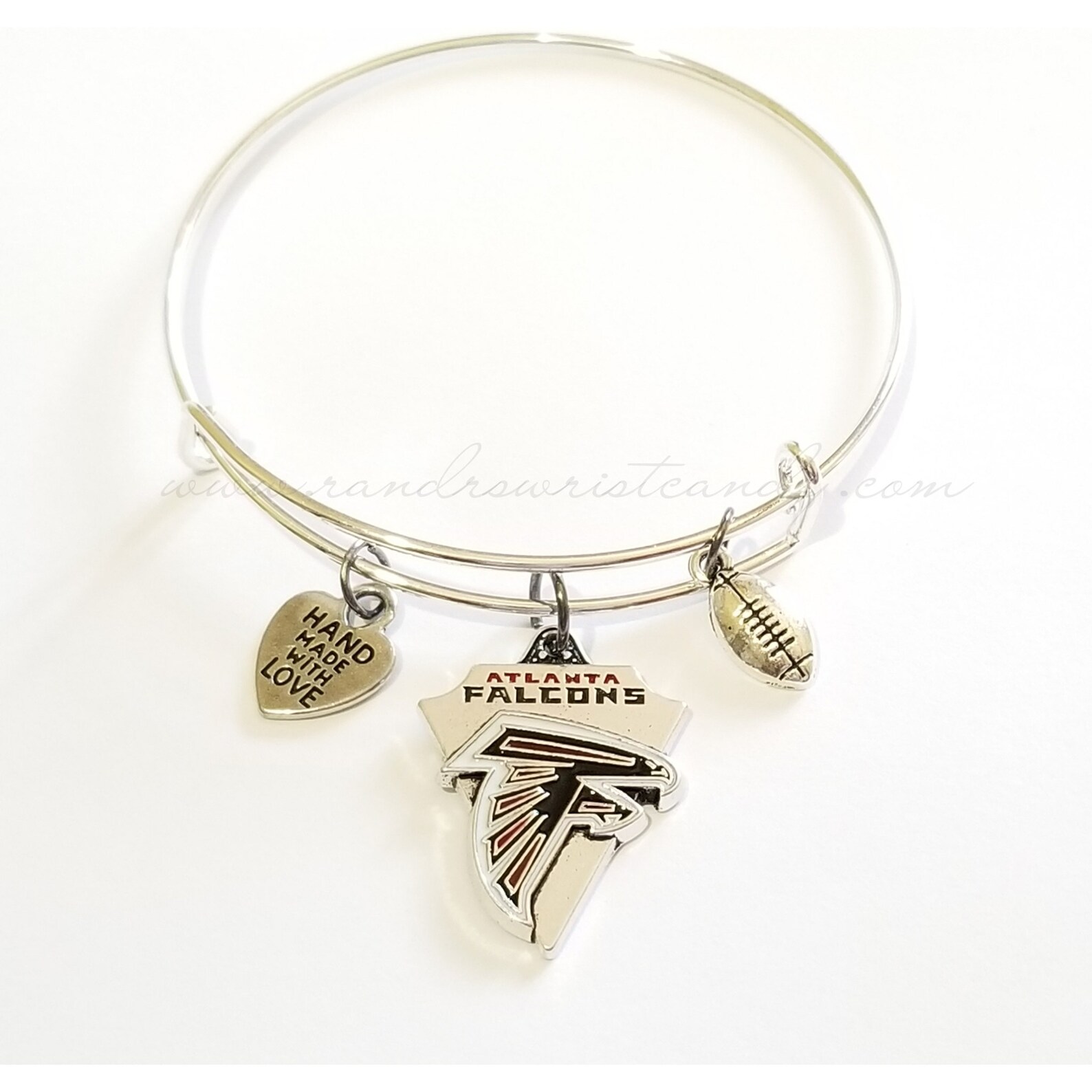 Football Team Bangles Sports Bracelets Wire Bangles | Etsy