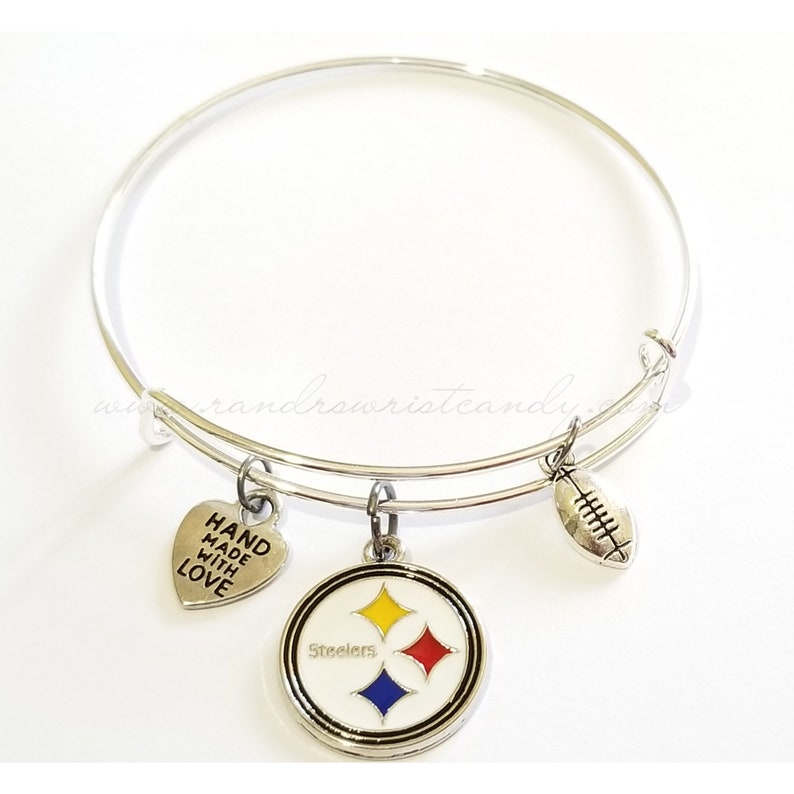 Football Team Bangles Sports Bracelets Wire Bangles | Etsy