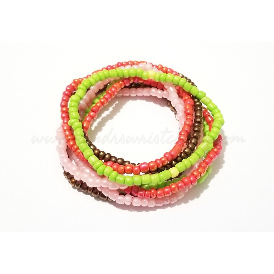 Multi-color Beaded Bracelets Seed Bead Bracelets Colorful - Etsy