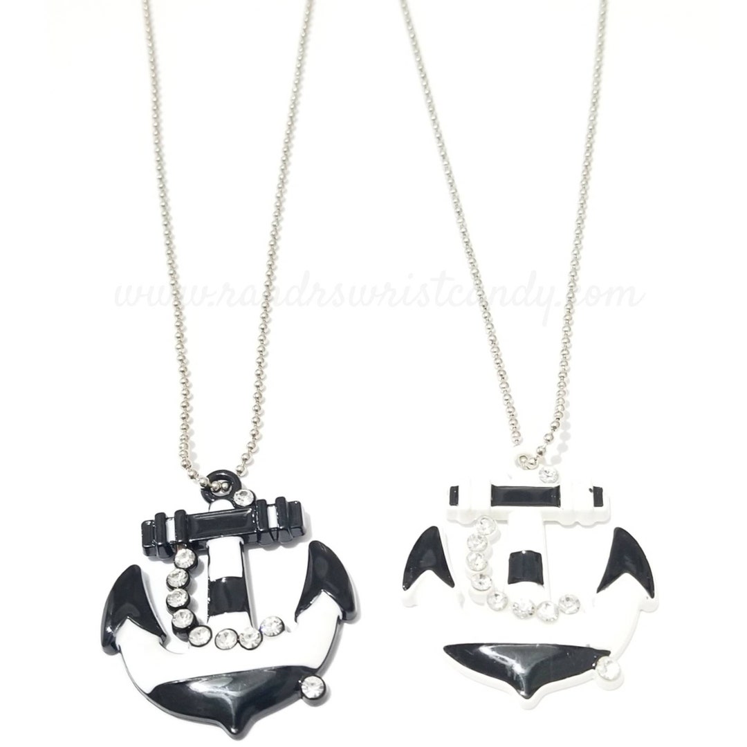 Anchor Necklace, OOAK, Besties Gifts Chain Necklace Charm Necklace ...