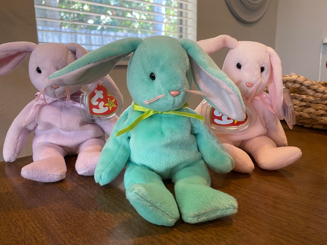 Hippity, Hoppity, and Floppity Ultra Rare Beannie Babies Set - Etsy