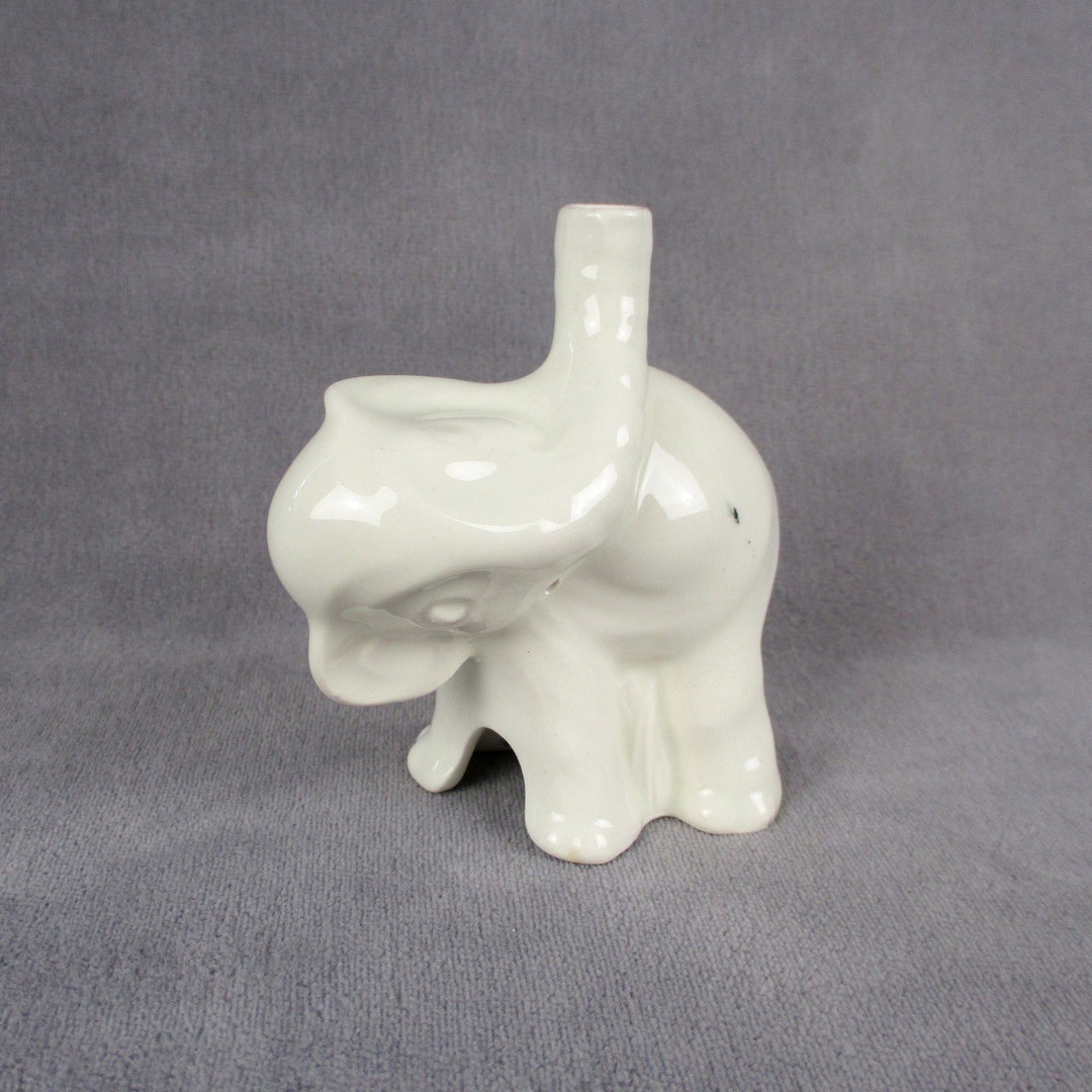 Elephant Pie Bird Funnel Vent Vintage 1930s White Porcelain - Etsy