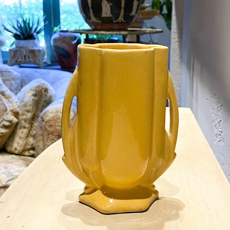 1940s Pottery Vase - Etsy